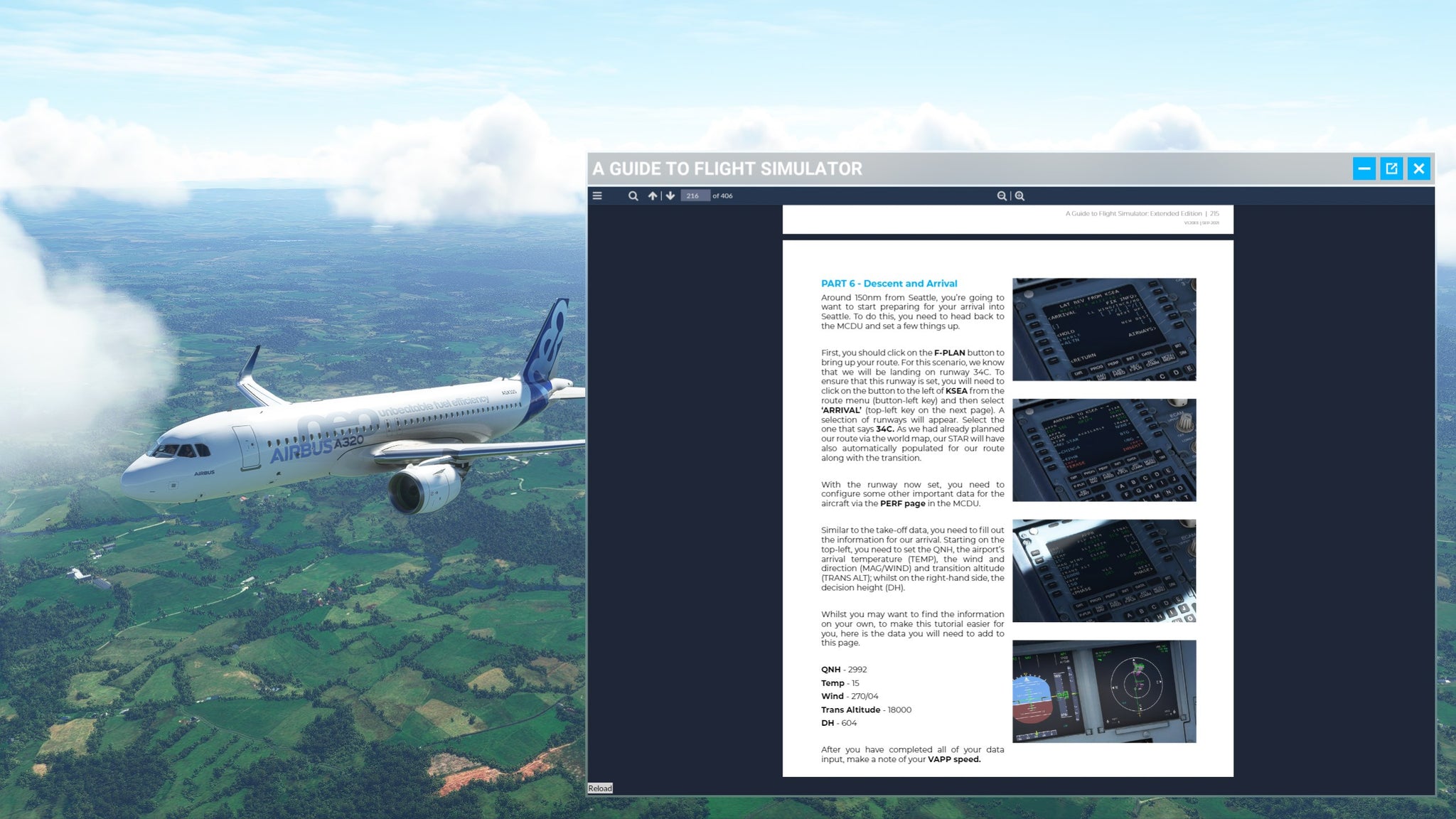 View A Guide to Flight Simulator: Extended Edition Directly in Your Si